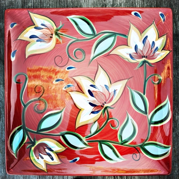 Dining | Large Handpainted Platter | Poshmark